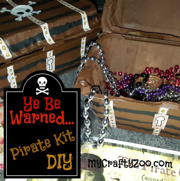 Pirate Kit DIY: For Costumes or Play! - My Crafty Zoo