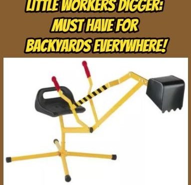Little Workers Digger: Must Have for Backyards Everywhere! - My Crafty Zoo