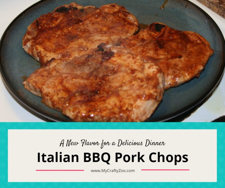 Italian BBQ Pork Chops - My Crafty Zoo
