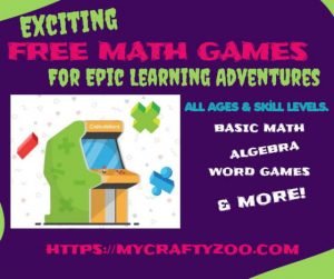 Exciting Free Math Games for Epic Learning Adventures – My Crafty Zoo